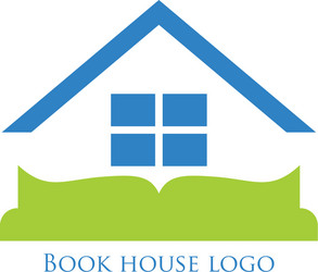 Book-house-logo-design Royalty Free Vector Image