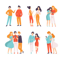 Two People Communicating Vector Images (over 11,000)