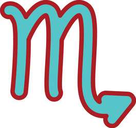 Cute scorpio design Royalty Free Vector Image - VectorStock