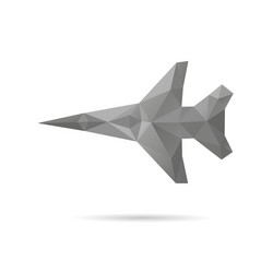 Airplane abstract isolated Royalty Free Vector Image