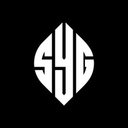 Syg logo letter design Royalty Free Vector Image