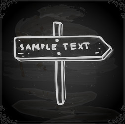 Hand drawn sign Royalty Free Vector Image - VectorStock