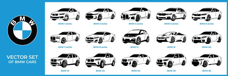 BMW E34 Sedan Royalty Free Vector Image - VectorStock