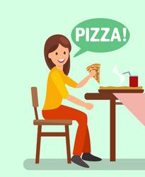 Girl Have Dinner Vector Images (over 380)