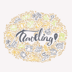 Summer henna Royalty Free Vector Image - VectorStock
