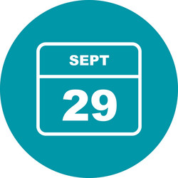 September 29 Calendar Vector Images (92)