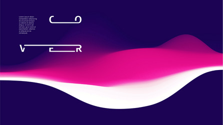 Glitched gradient structure abstract waveform Vector Image