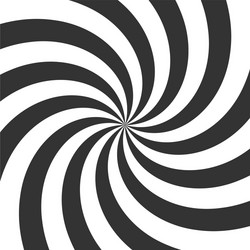 Trippy Black And White Spiral