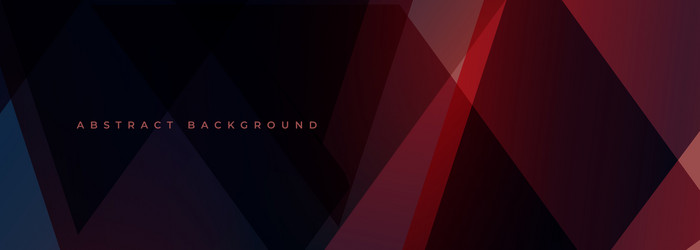 Black banner with yellow geometric shapes Vector Image