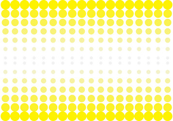 Abstract yellow circle gradient pattern on black Vector Image