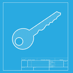 Unlock sign white section of icon Royalty Free Vector Image