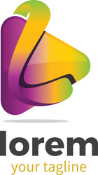 A media logo Royalty Free Vector Image - VectorStock