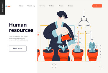 Human resources background Royalty Free Vector Image