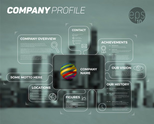 Infographic Company Profile Vector Images (over 4,900)