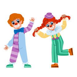 Clown kid boy Royalty Free Vector Image - VectorStock
