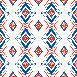 Filipino traditional yakan pattern Royalty Free Vector Image