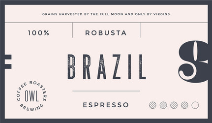 Vintage minimal label set graphic modern Vector Image