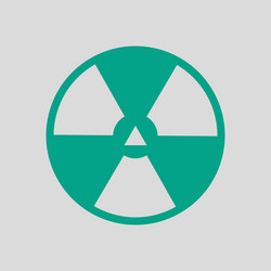 Accurate correct classic radiation symbol Vector Image