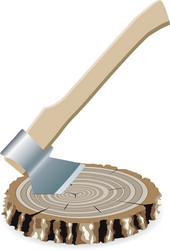 Wooden log cut Royalty Free Vector Image - VectorStock