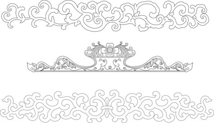 Chinese art frame Royalty Free Vector Image - VectorStock