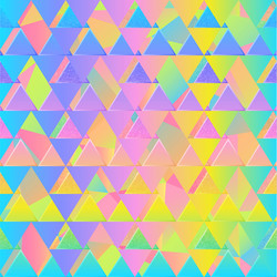 Hologram geometric seamless pattern Royalty Free Vector