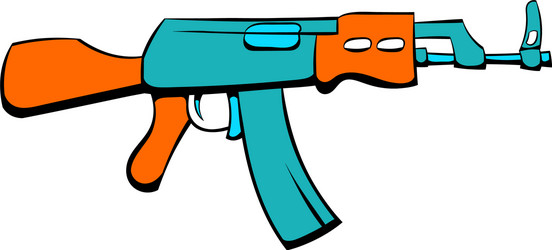 Assault rifle Royalty Free Vector Image - VectorStock