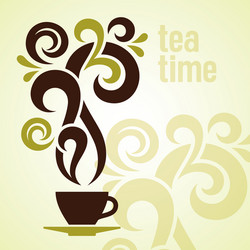Green tea Royalty Free Vector Image - VectorStock