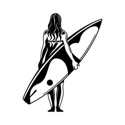 Black And White Surfing Clip Art