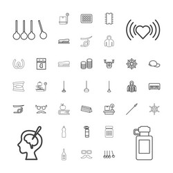 Long icons Royalty Free Vector Image - VectorStock