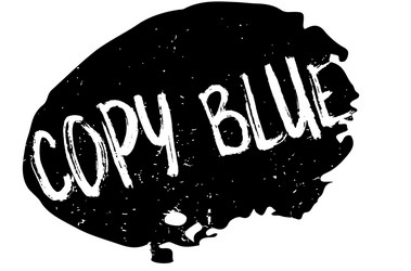 Copy blue rubber stamp Royalty Free Vector Image