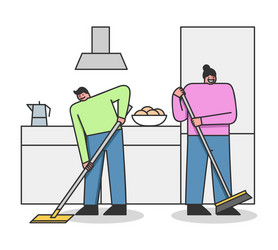Concept of cleaning service stuff clean Royalty Free Vector