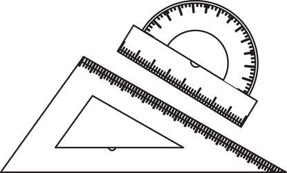 Isolated ruler design Royalty Free Vector Image