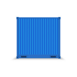 Blue striped cargo contaner texture Royalty Free Vector