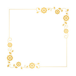 Flower Vine Square Border Vector Images (over 160)