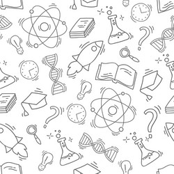 Science and research laboratory sketch Royalty Free Vector