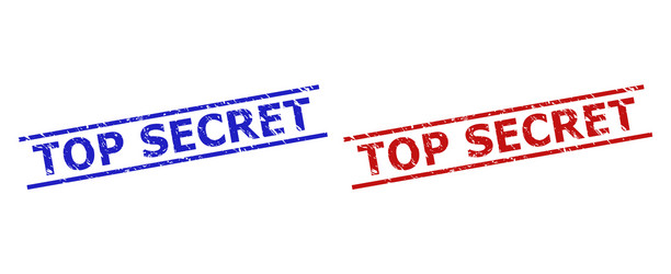 Super top secret watermark with unclean style Vector Image
