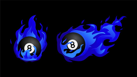 Flaming 8 Ball Vector Images (over 100)