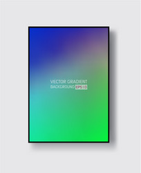 Creative design poster with vibrant gradients Vector Image