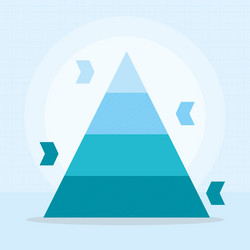 Pyramid with Arrow Vector Images (over 5,100)