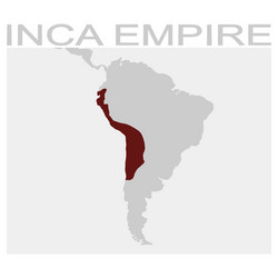 Map inca empire Royalty Free Vector Image - VectorStock