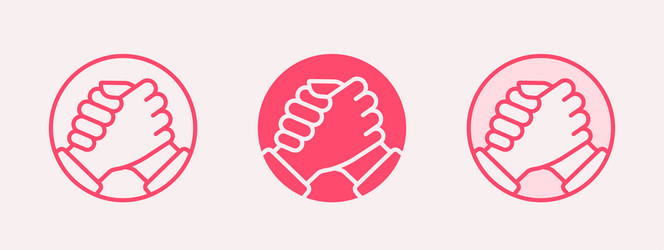 Shake Hand Circle Vector Images (over 1,200)