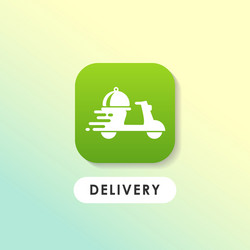 Online food order grocery delivery hand holding Vector Image