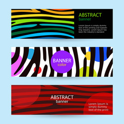 Bright colourful horizontal abstract wallpaper Vector Image