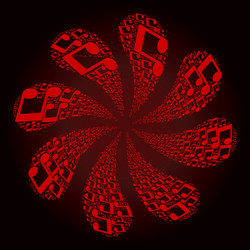 Exploding Music Notes Vector Images (over 150)