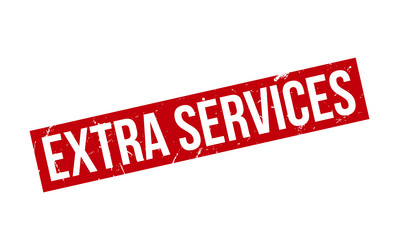 Extra services rubber stamp seal Royalty Free Vector Image
