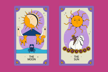 Mexican tarot cards Royalty Free Vector Image - VectorStock