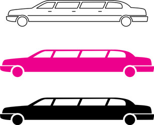 Pink Limousine Vector Images (53)