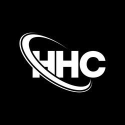 Hhc circle letter logo design Royalty Free Vector Image