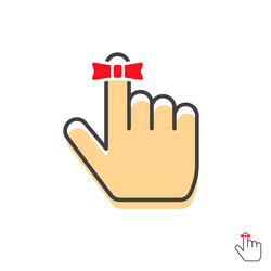 Reminder Finger with String Vector Images (over 120)