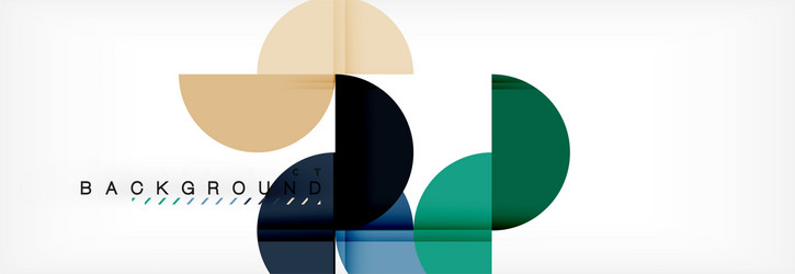 Semi circle abstract background modern geometric Vector Image